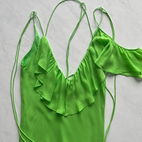 Zara | Dresses | Zara Ruffle Maxi Dress | Poshmark